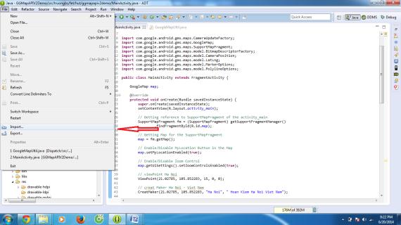 Google map api v2 trong android